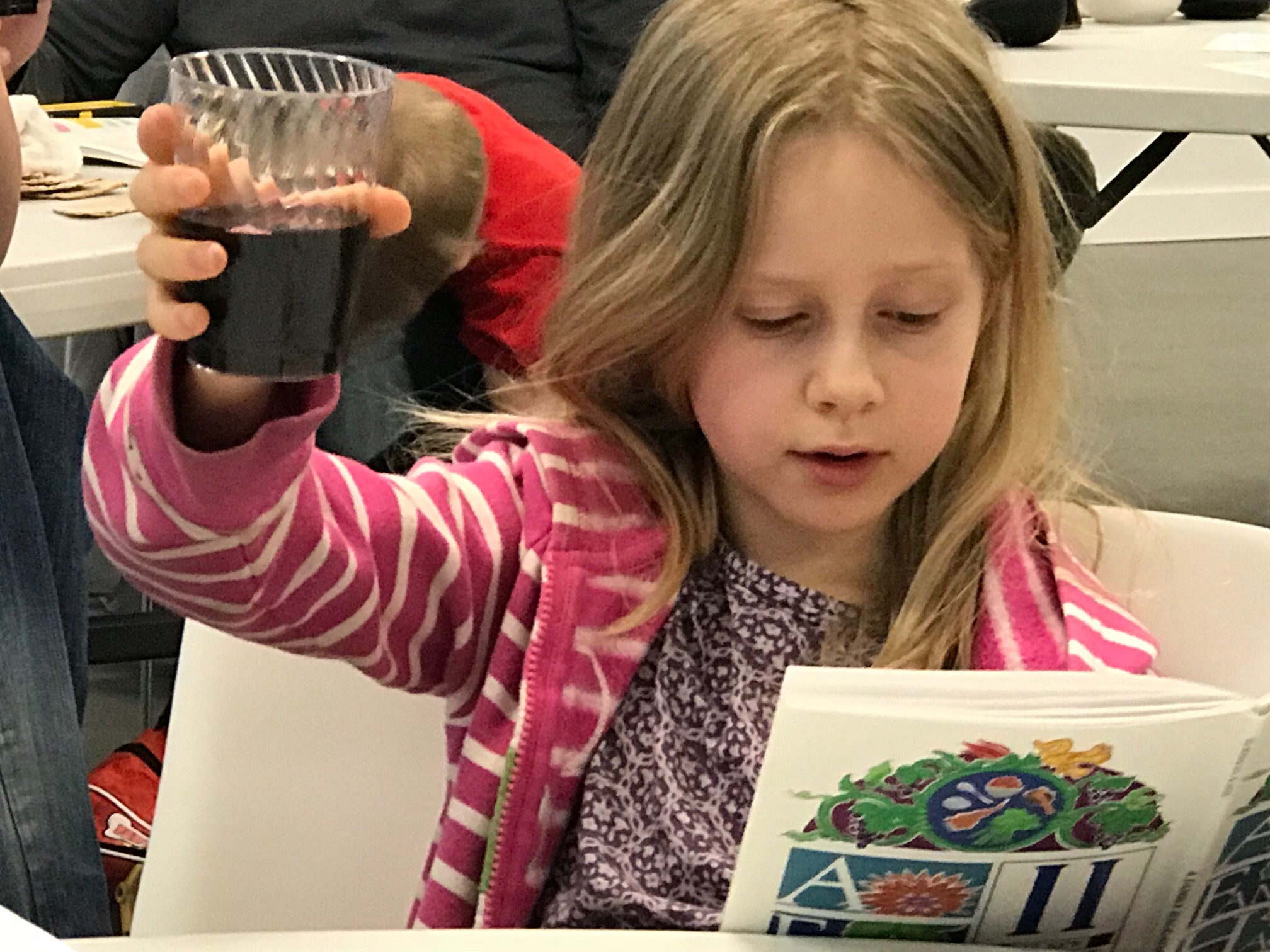 Child at passover seder – Westport Presbyterian Church